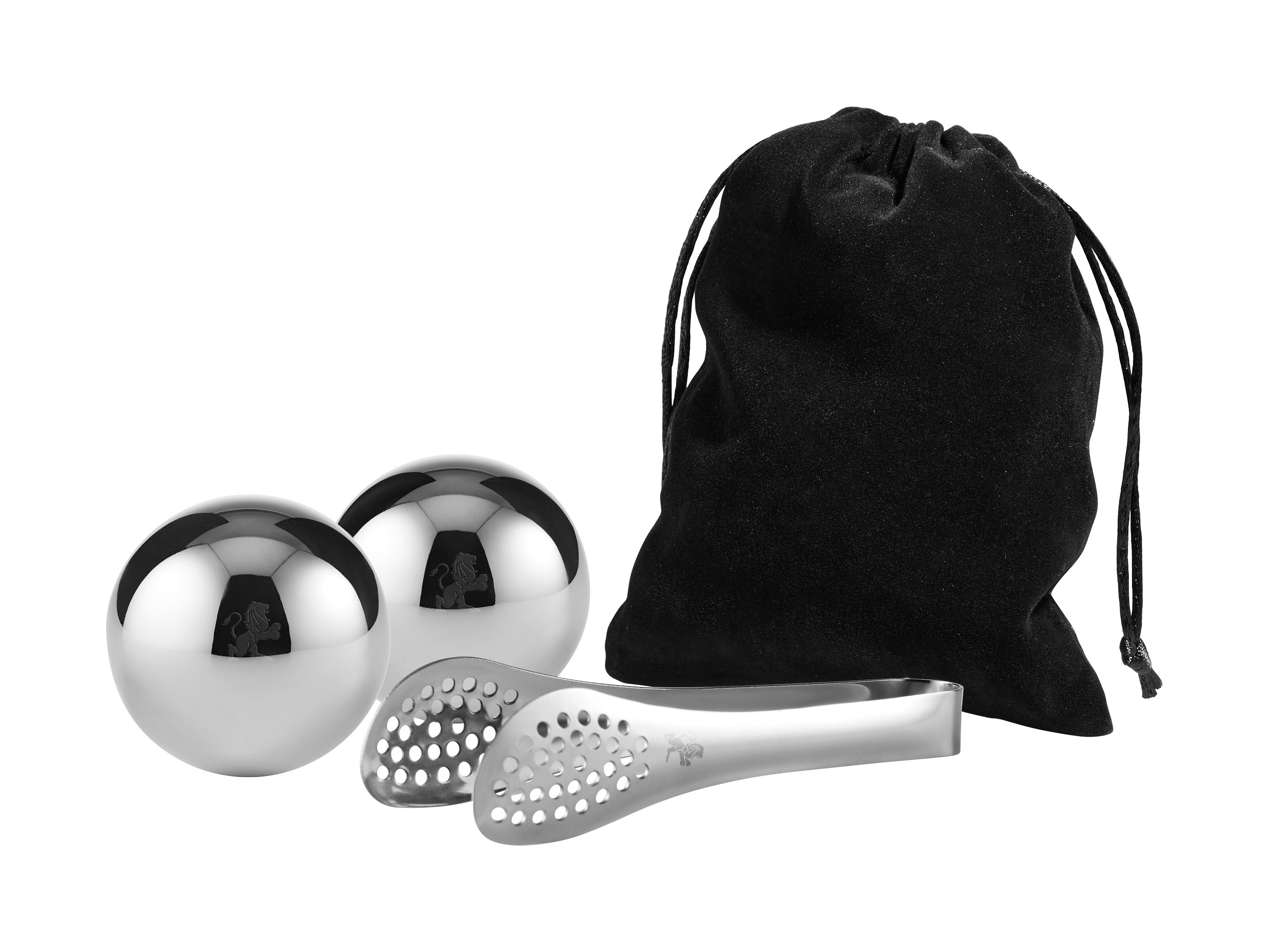 Maxwell & Williams Cocktail & Co. Reusable Ice Balls & Tongs - 3pc - S