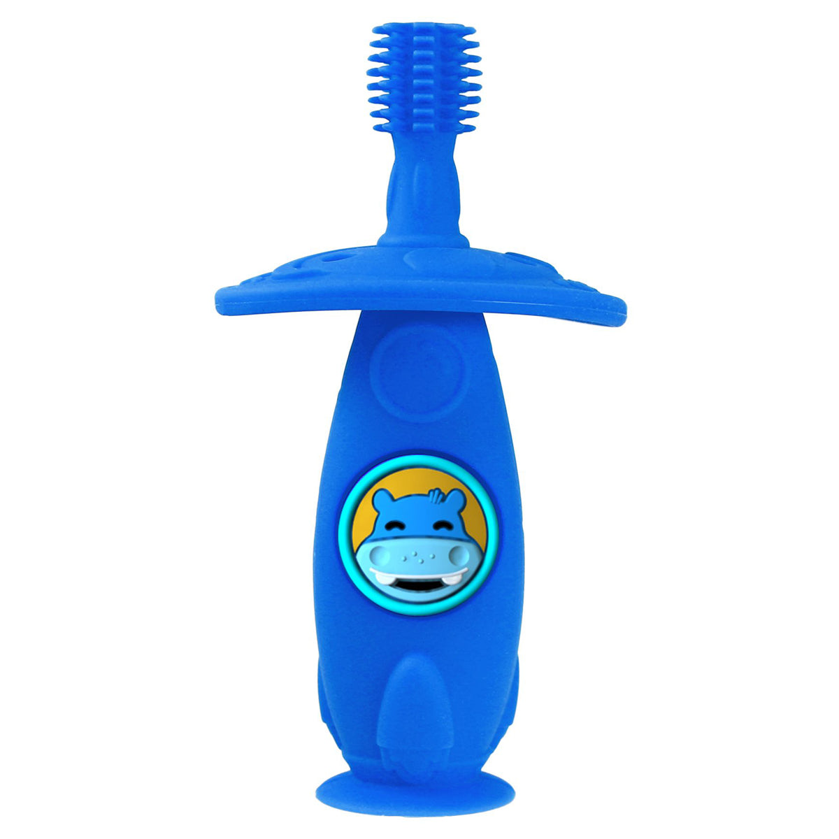 Marcus & Marcus Silicone Self Training Toothbrush - Lucas The Hippo