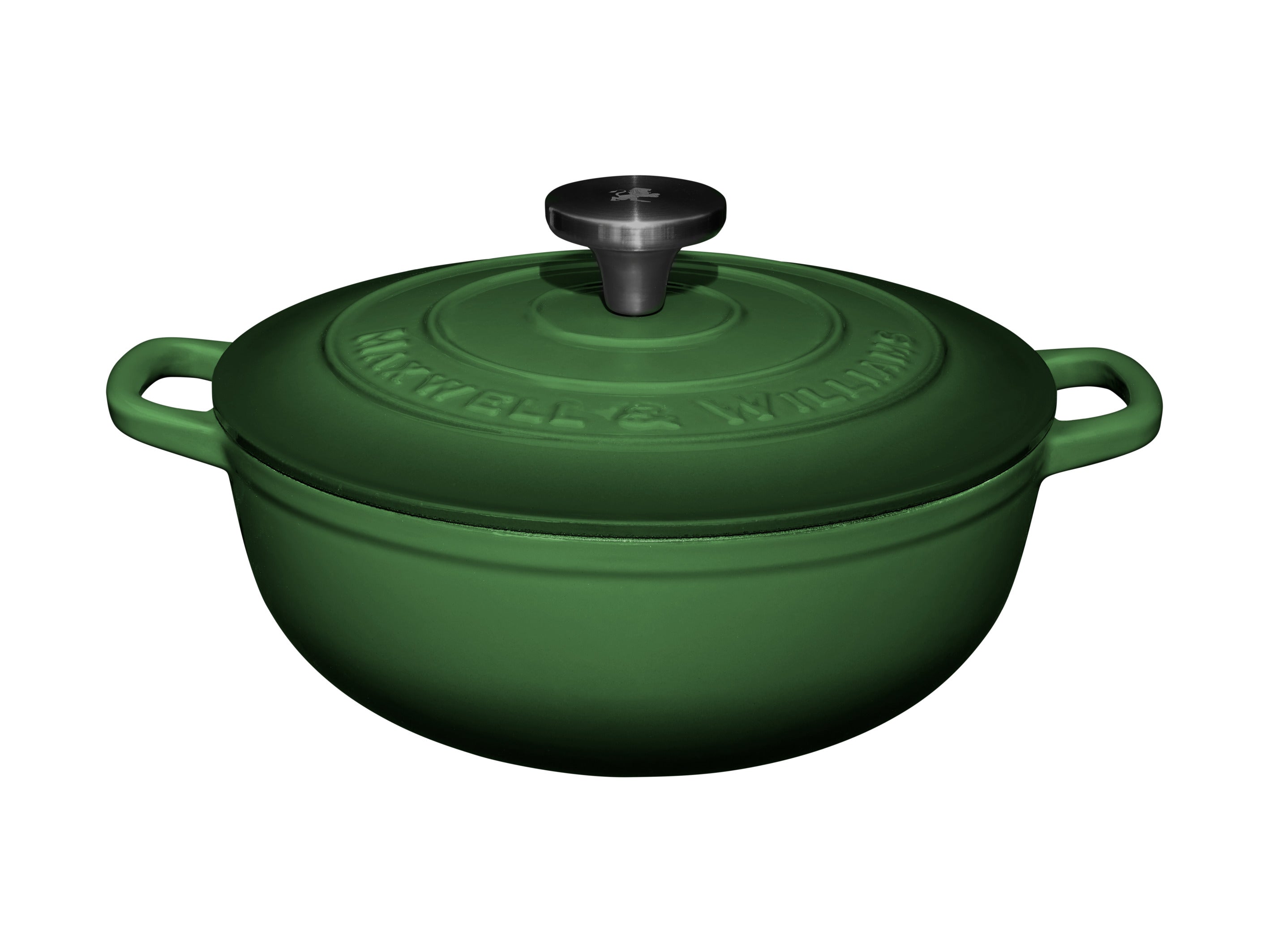 Maxwell & Williams Cast Iron Round Casserole 24cm/3.3L - English Racin