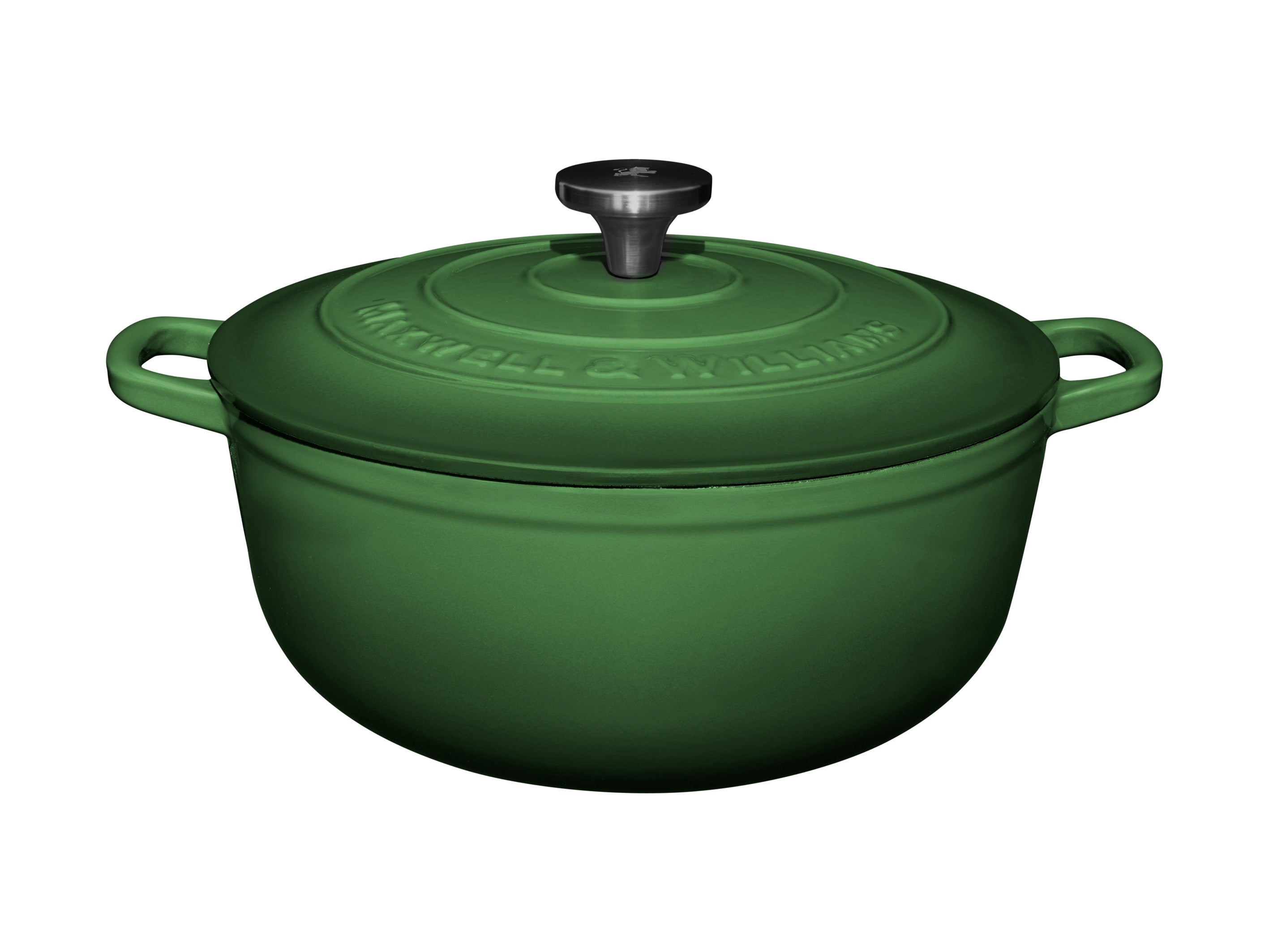 Maxwell & Williams Cast Iron Round Casserole 28cm/6.2L - English Racin