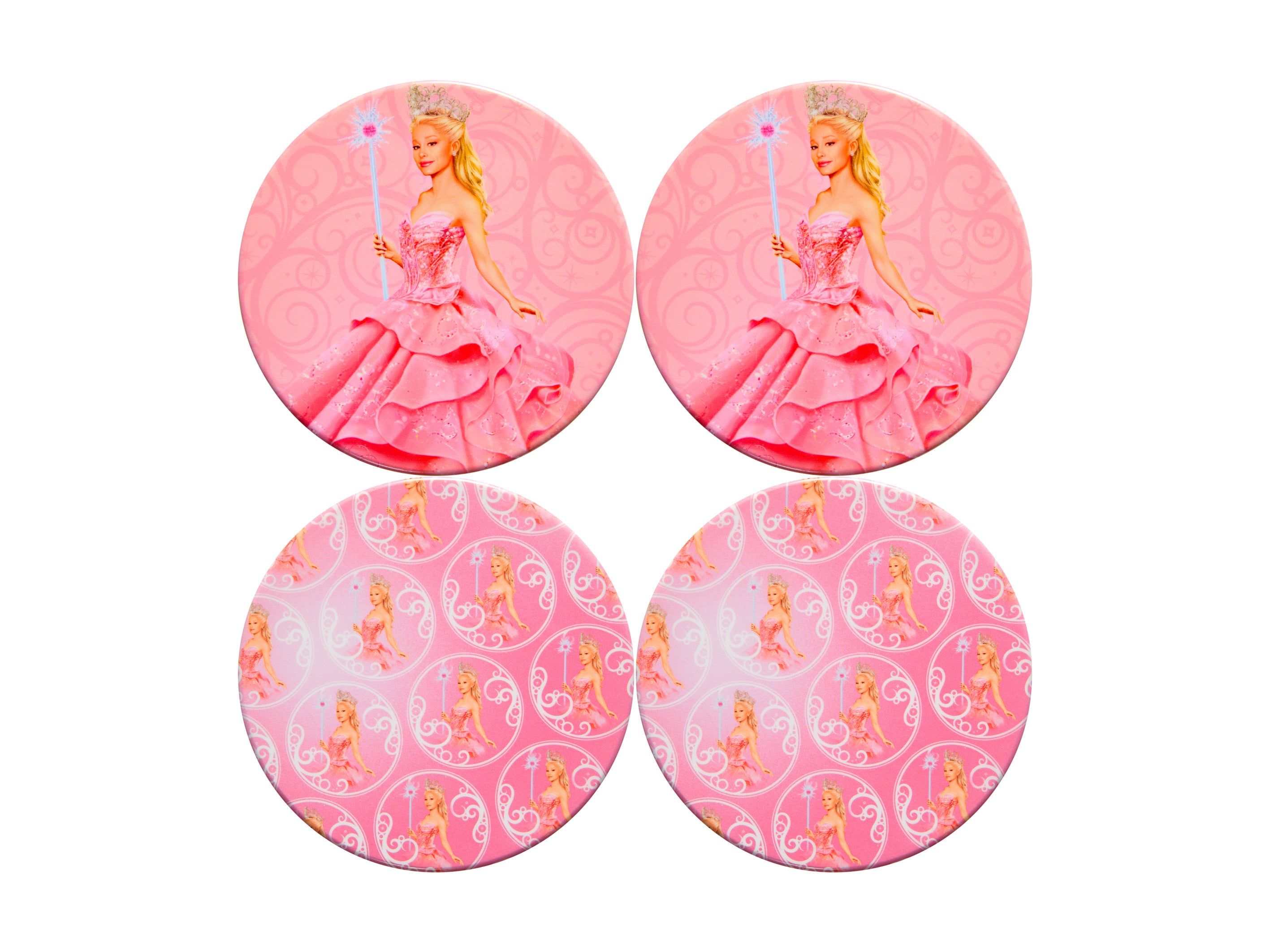 Maxwell & Williams Wicked Magical Ceramic Coasters 10cm Set of 4 - Gli