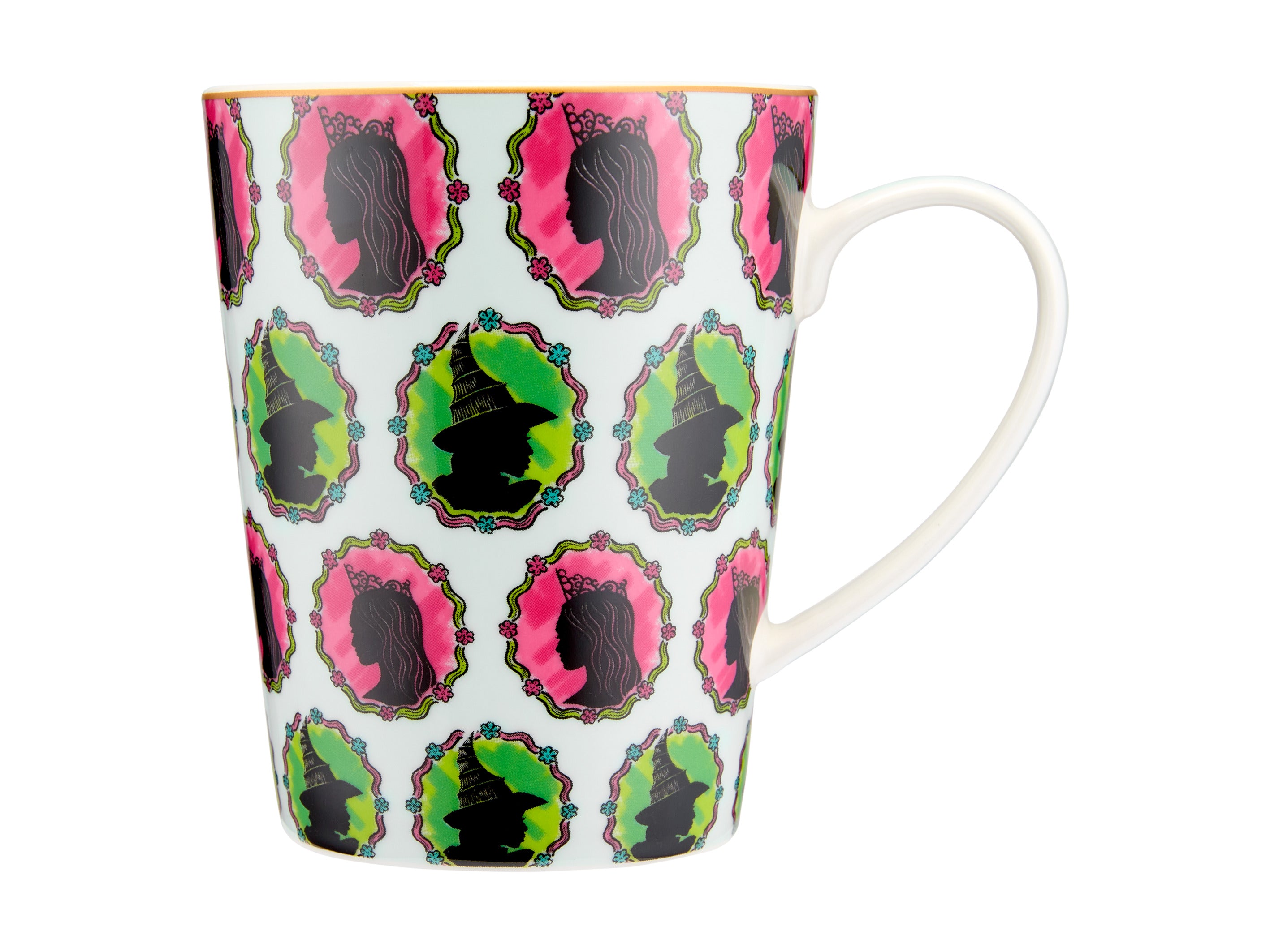 Maxwell & Williams Wicked Magical Conical Mug 450ML - Elphaba & Glinda
